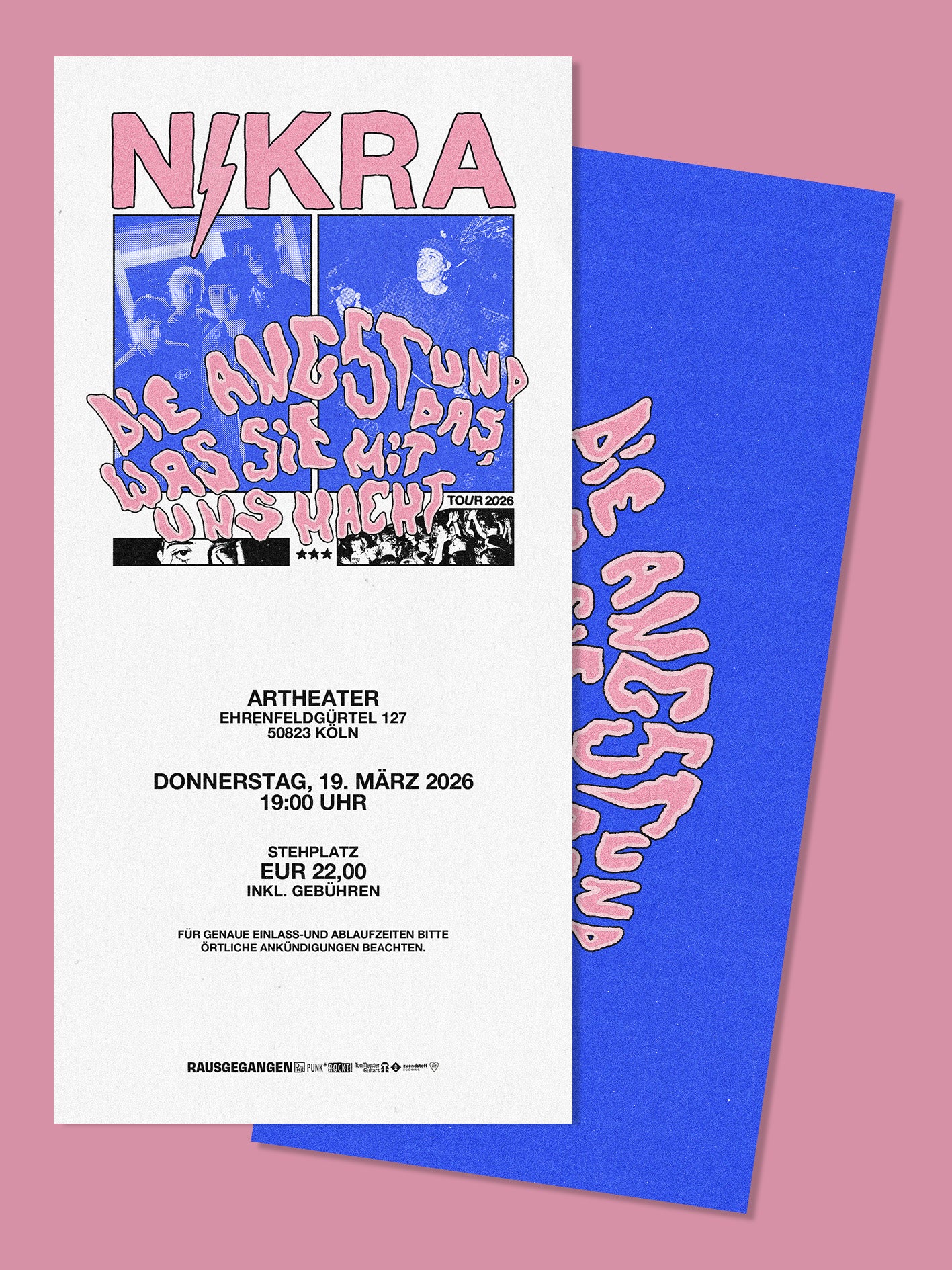 NIKRA - HARDTICKET, Köln - Artheater 19.03.26 – MUNICH WAREHOUSE
